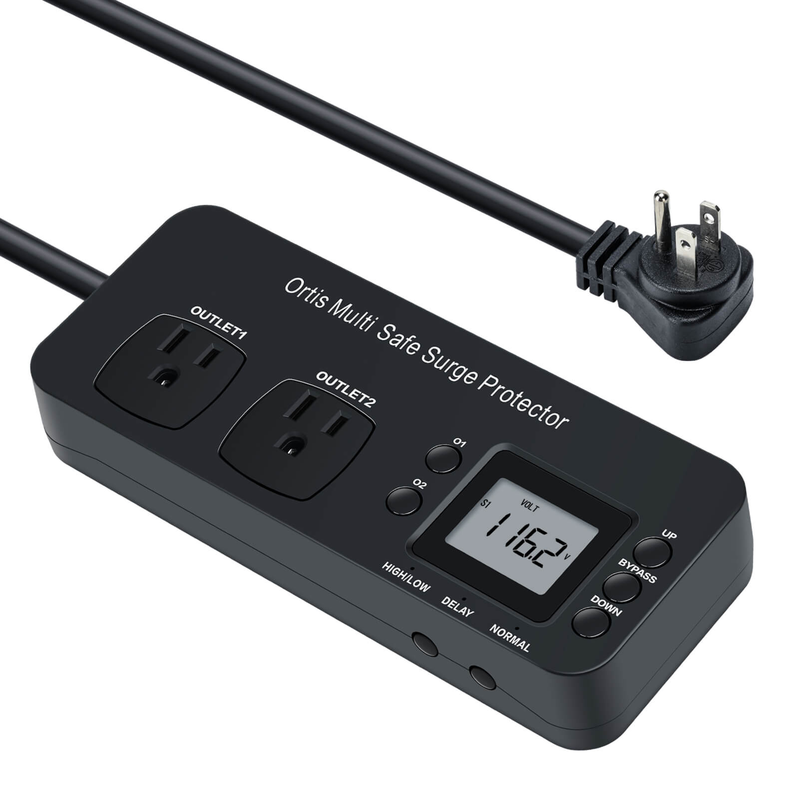 Ortis Double Outlet RV Surge Protector, Refrigerator Surge Protector ...