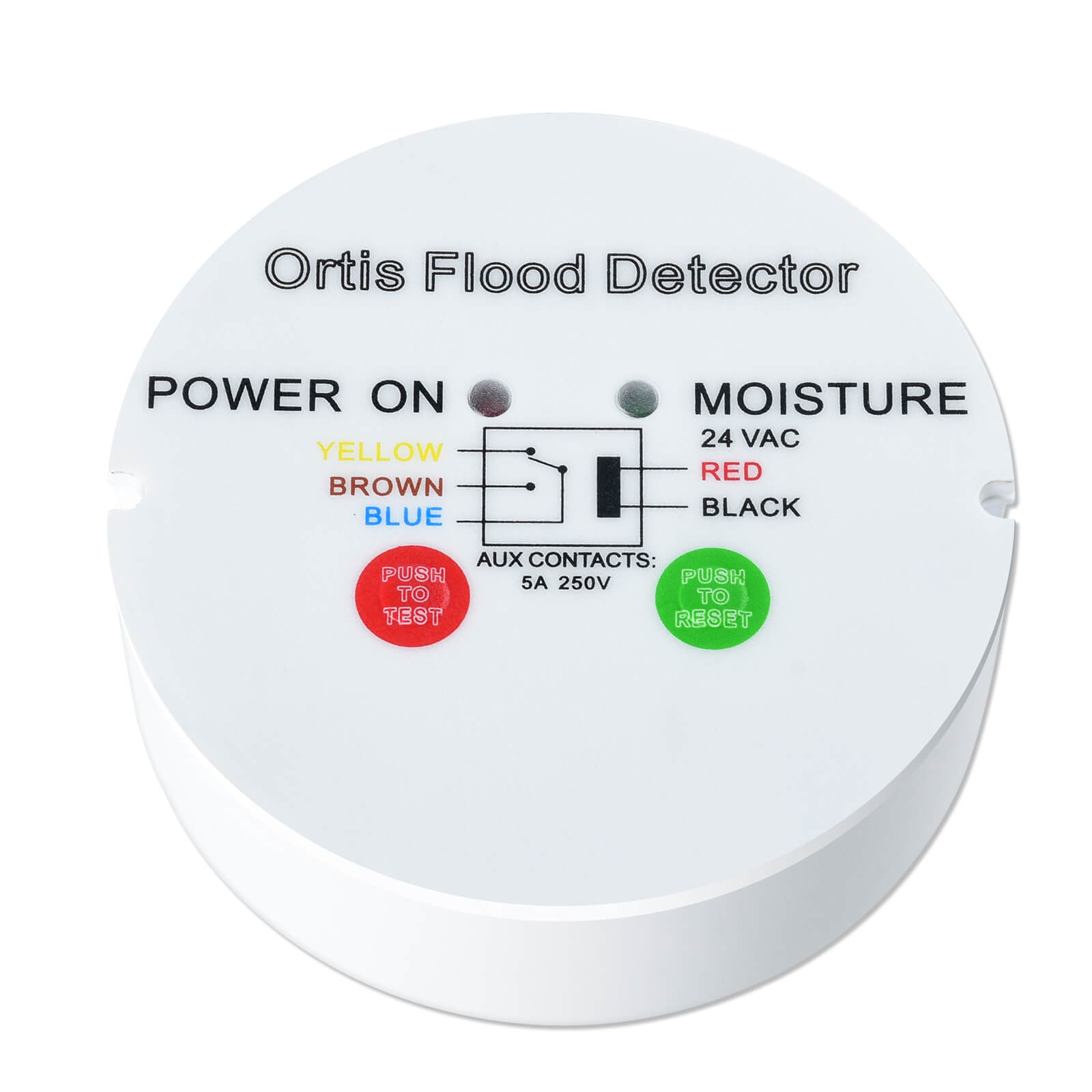 Water Leak Detector, Ortis Water Sensor Alarm Flood Detector, Automati ...